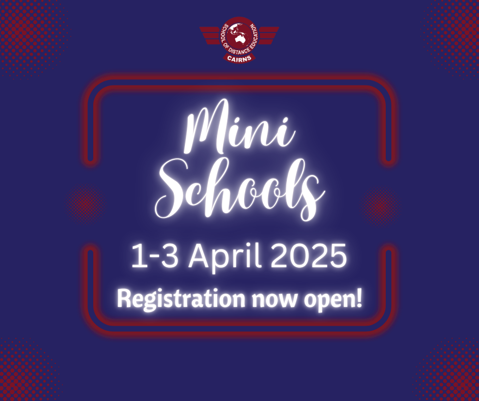 Register now for the 2025 Term 1 Mini Schools!